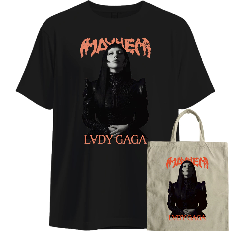 Camiseta + Ecobag Kit Lady Gaga Mayhem Show Copacabana 2025 | Shopee Brasil