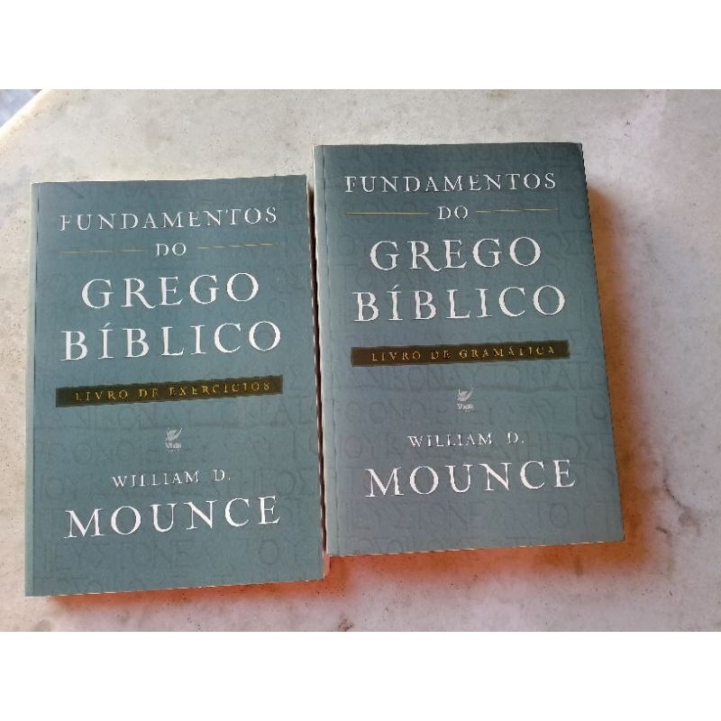 Livro Fundamentos do Grego Bíblico - Livro de Gramática e Livro de ...