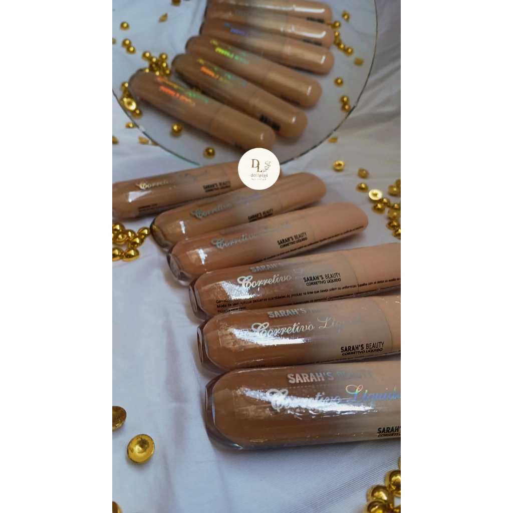 CORRETIVO ROSTO LIQUIDO SARAH´S BEAUTY | Shopee Brasil