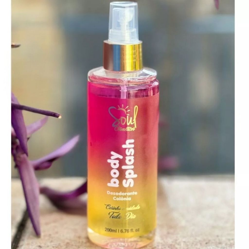 Body Splash Soul Cosméticos Carinho e Cuidado Todo Dia - 200ml | Shopee Brasil