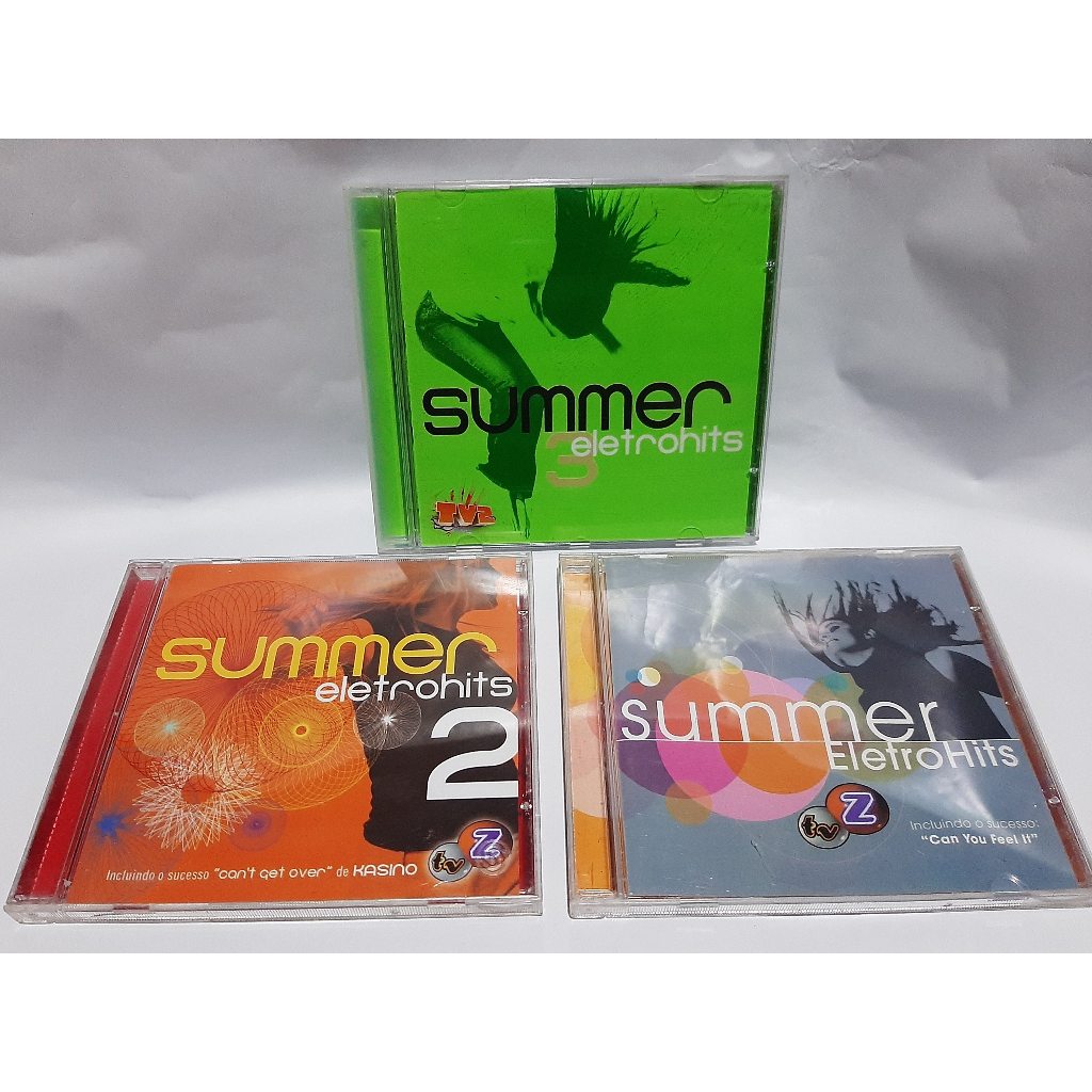 Cd Summer Eletro hits vol 1 2 e 3 / Cd Original | Shopee Brasil