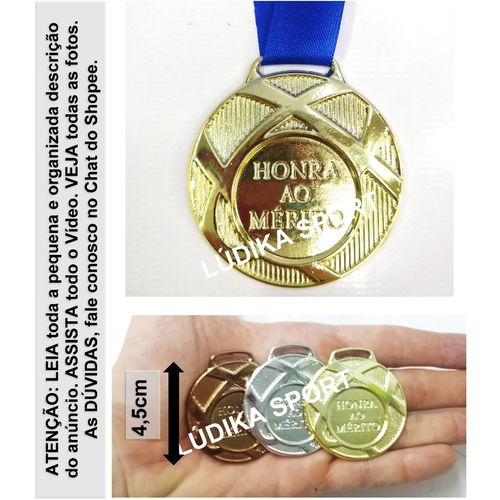 De 5 a 15 Medalha 4,5cm Modelo E3 Metal {Personalizo} Futsal Senior FJU ...