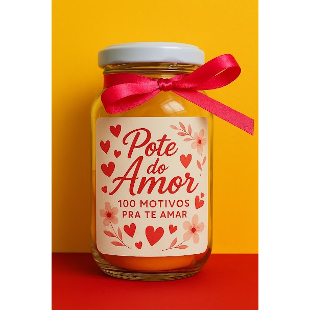 Pote do amor 100 motivos para te amar | Shopee Brasil