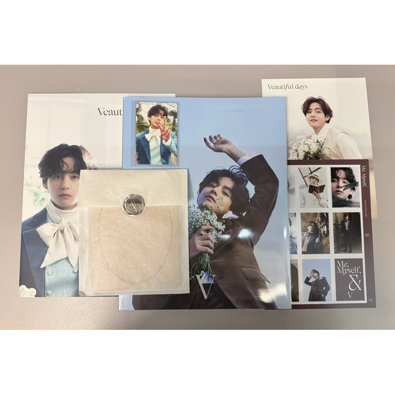 BTS Taehyung V Photofolio Photobook | Shopee Brasil