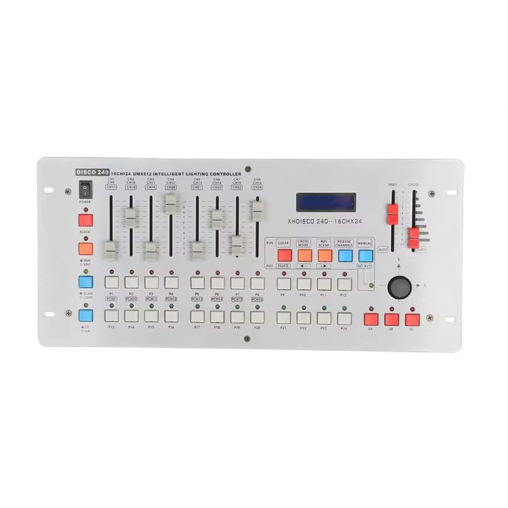 Mesa Controladora de Luz DJ ON-LP512 15W 12 Grupos, 240 Canais DMX 512 | Shopee Brasil