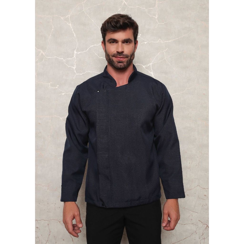Dolma Chef Masculina Azul Marinho Nápoles Gardenia Uniformes | Shopee ...