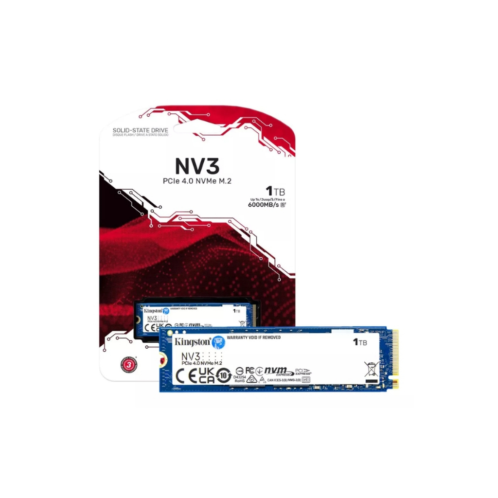 SSD M.2 NVMe Kingston NV3 1TB - Ultra Velocidade para Seu PC ou Notebook! | Shopee Brasil