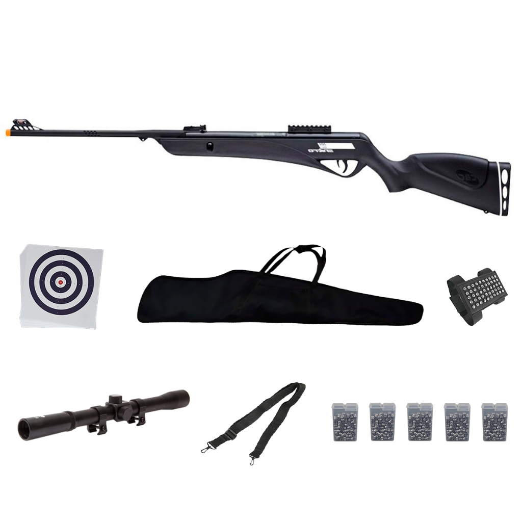 Carabina de Pressão Jade Mais Nitro 5.5mm - CBC + Kit Completo | Shopee ...