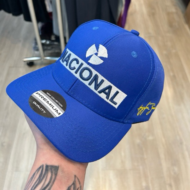 Boné Nacional Senna Retrô Fórmula 1 | Shopee Brasil