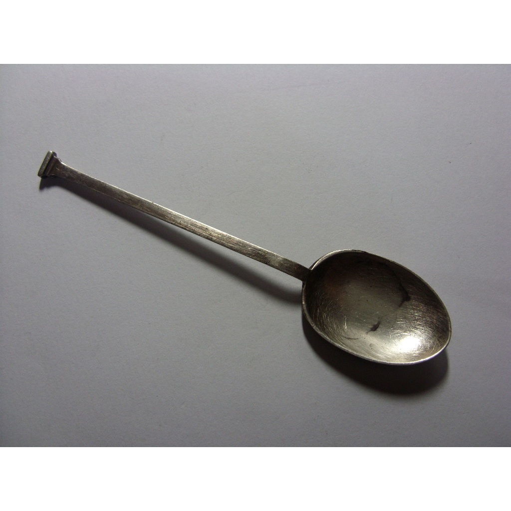Antiga Colher de Chá Inglesa 1925 Prata Maciça, 100 Anos, Autentica ...