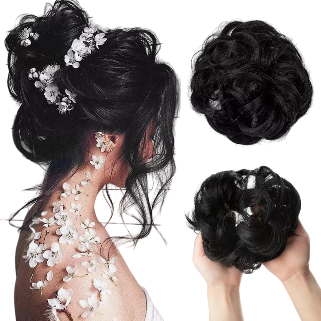 Aplique Coque Peruca Acessórios Ondulado Fibra Japonesa | Shopee Brasil