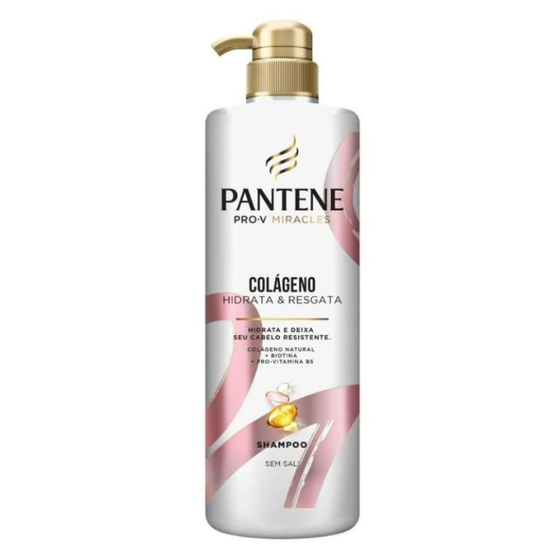 Shampoo Pantene Pro-V Miracles Colágeno Hidrata e Resgata 510ml | Shopee Brasil