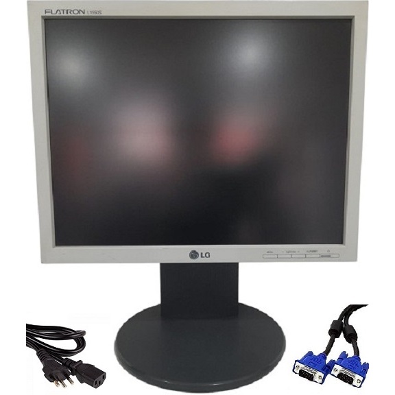 Monitor de 15 Polegadas 3 Meses Garantia NF Cabo VGA Energia LG Flatron ...