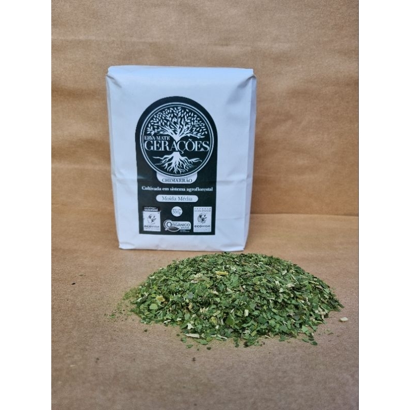 Erva-mate Gerações moída média 500g | Shopee Brasil