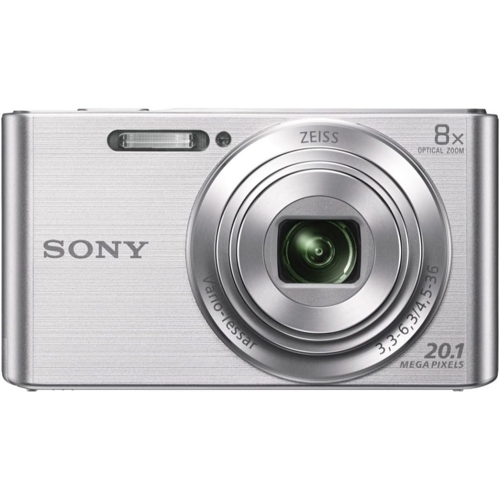 Câmera digital compacta Sony Cyber-shot DSC-W830, direto do Japão, zoom óptico prateado de 8x ...