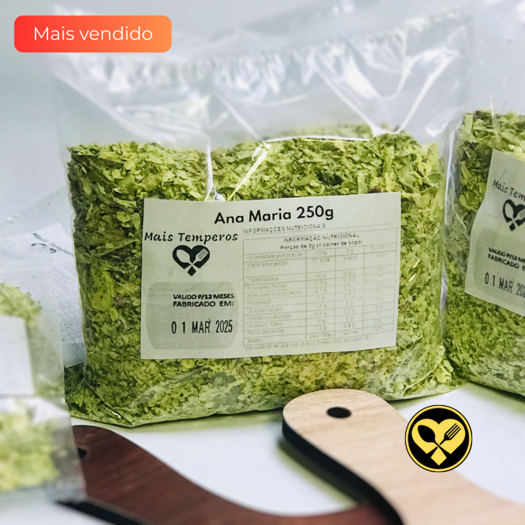 Tempero Ana Maria Saboroso e Natural para receitas na sua cozinha ou ...