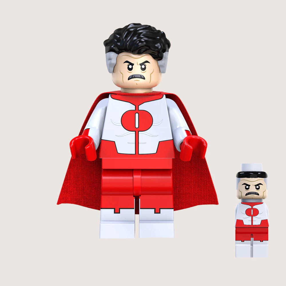 Boneco LEGO Omni-Man Invincible Miniatura Geek Colecionável Boneco ou ...