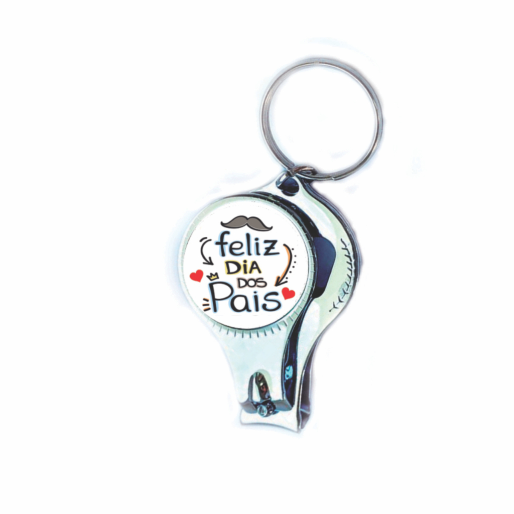 Kit 30 Cortador de Unha Chaveiros Personalizado Abridor dia dos Pais ...