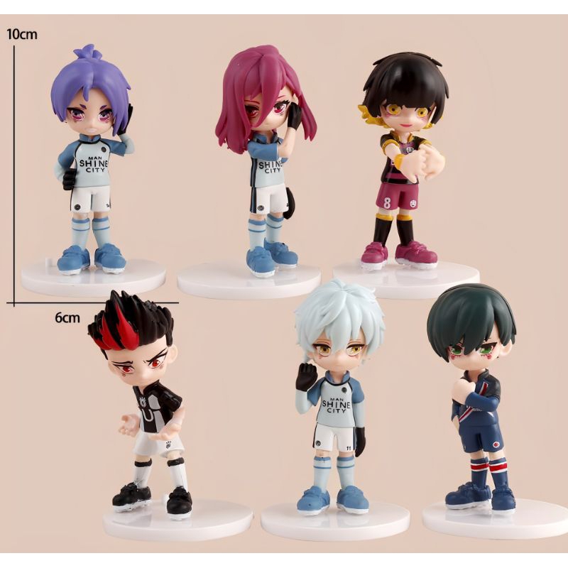 BLUE Lock kit completo com 6 | Shopee Brasil