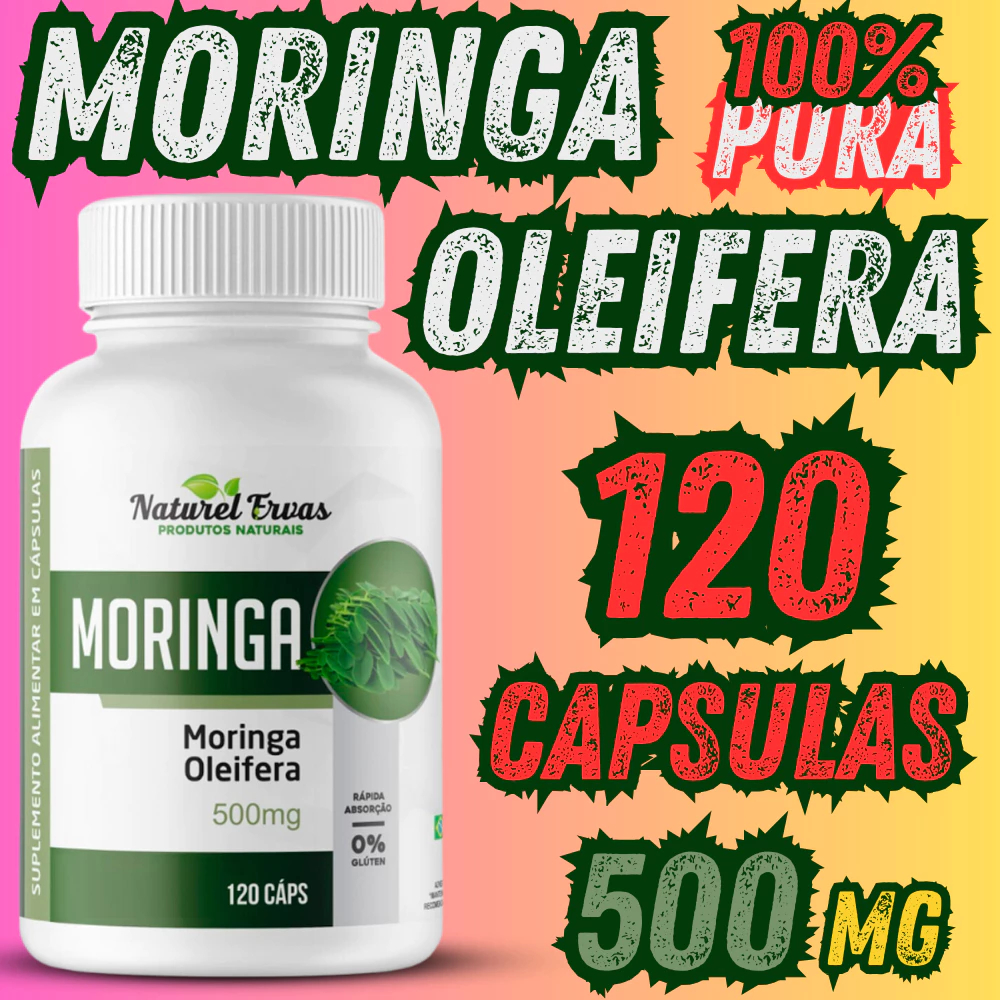 Moringa Planta Oleifera 120 Capsulas 100% Pura planta da vida | Shopee ...