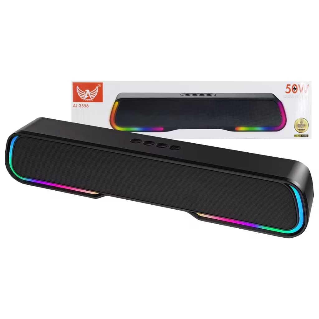 Caixa de Som Soundbar Bluetooth Gamer LED 50W TV Pc Notebook Altomex | Shopee Brasil