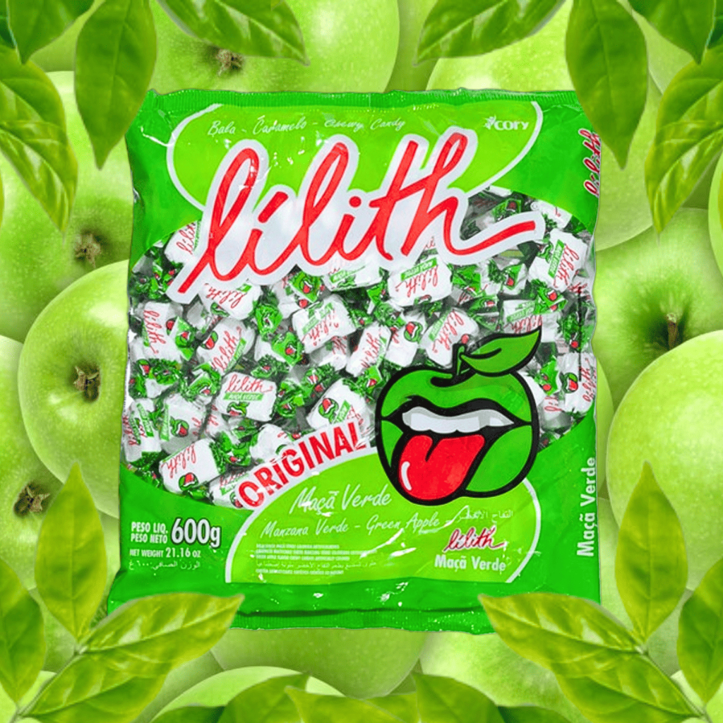 Bala Lilith Maça Verde 500g Pacote | Shopee Brasil