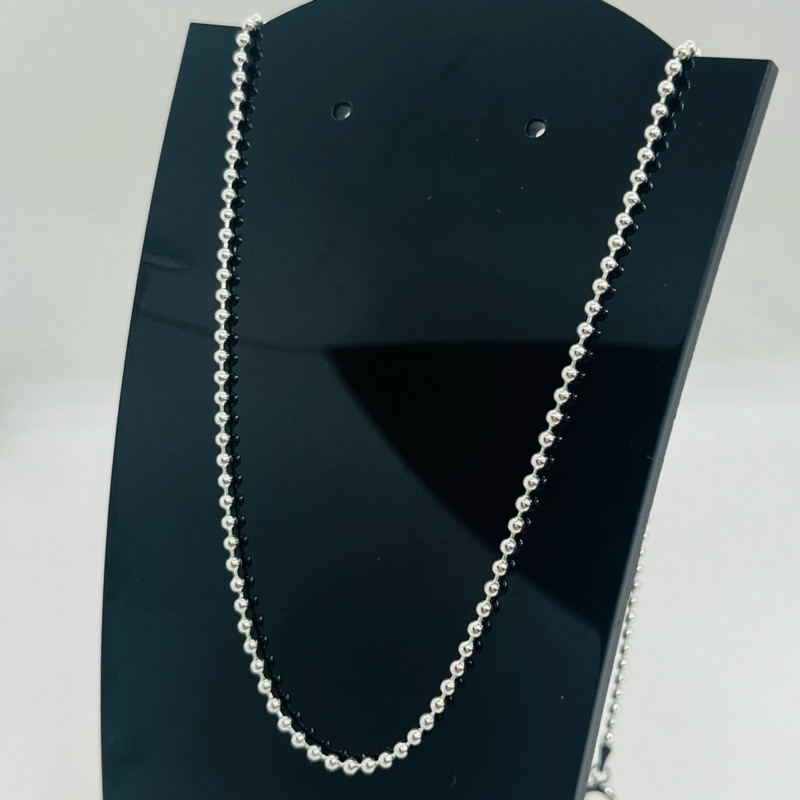 Colar Bolinhas M Prata 925 Legítima | Shopee Brasil