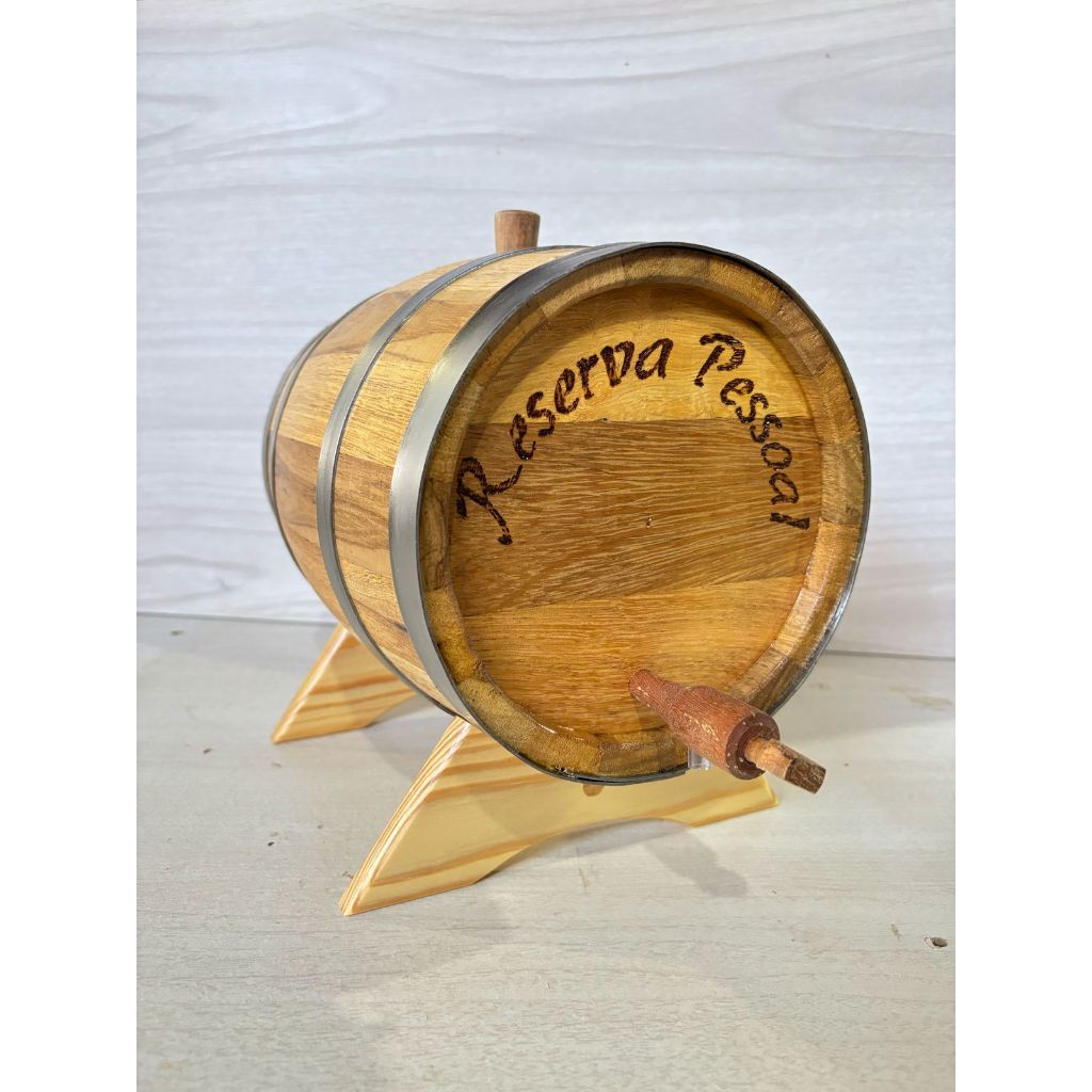 Barril/Tonel/Corote/Barril Artesanal N. 05 (5 litros aproximados) de ...
