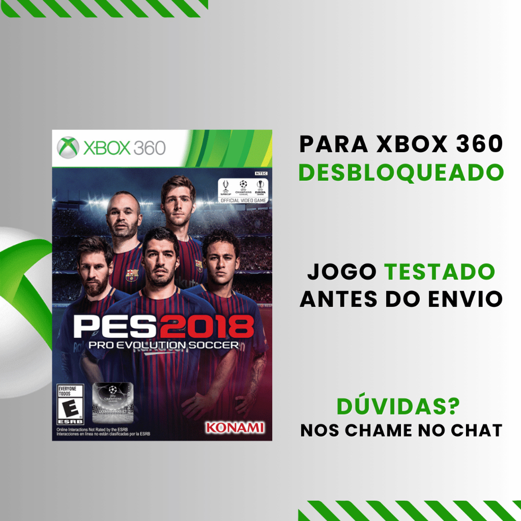 Pes 2018 Xbox 360 Em Português Mídia Física | Shopee Brasil