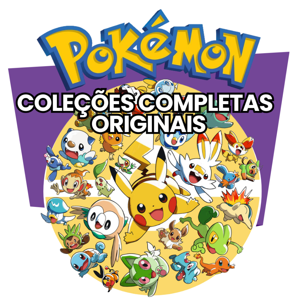 Cartas Pokémon - Pokedéx COMPLETAS (Regiões) Original Coleções - Abrace ...