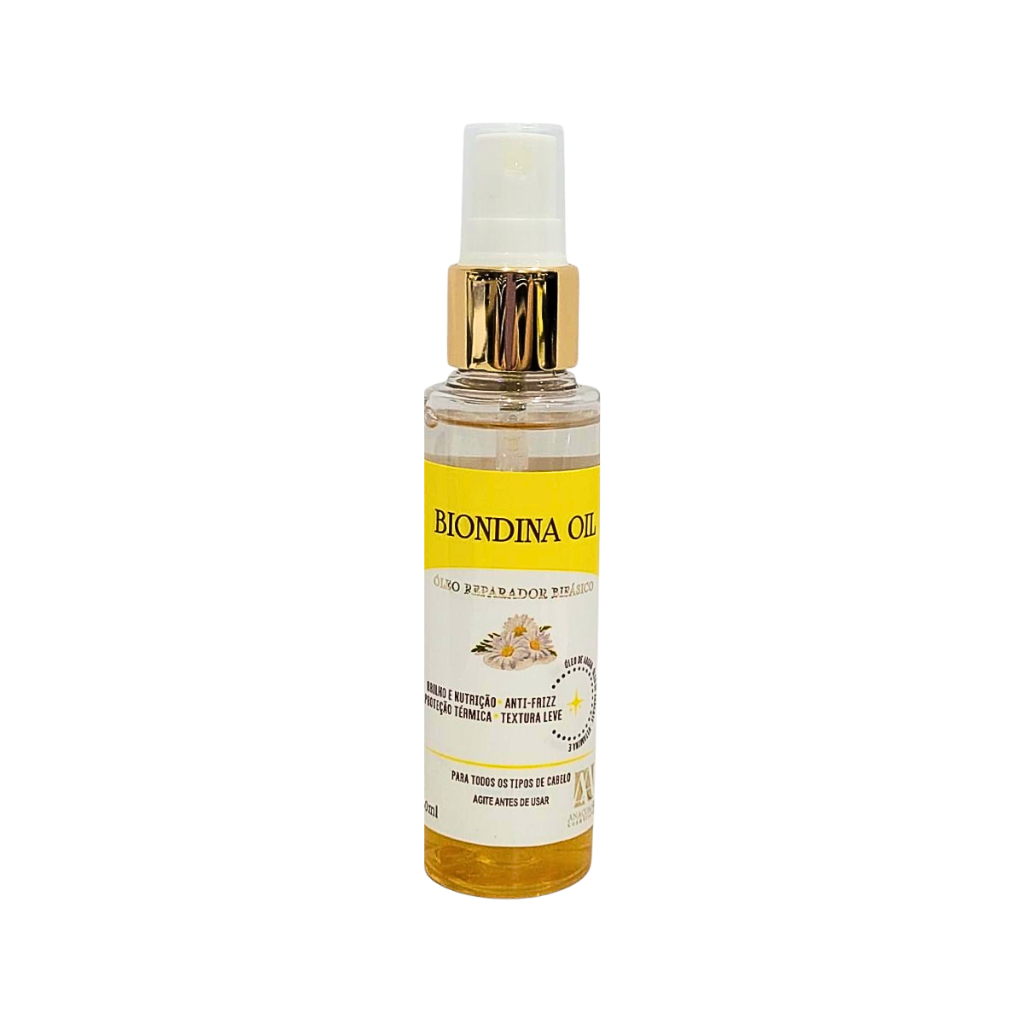 Biondina Oil Reparação Capilar Óleo Hidratante Camomila Umectante 60ml ...