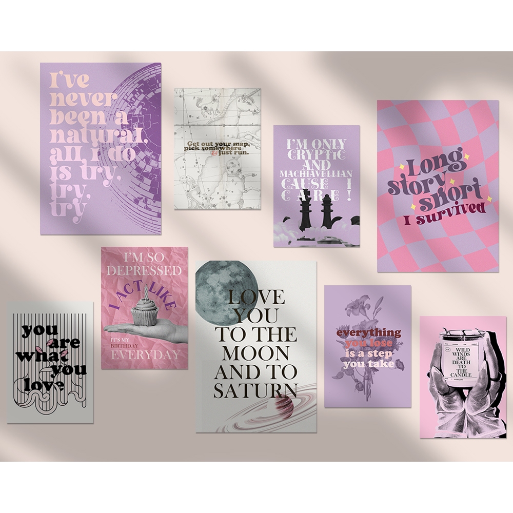 Kit 9 pôsteres Taylor Swift | Shopee Brasil