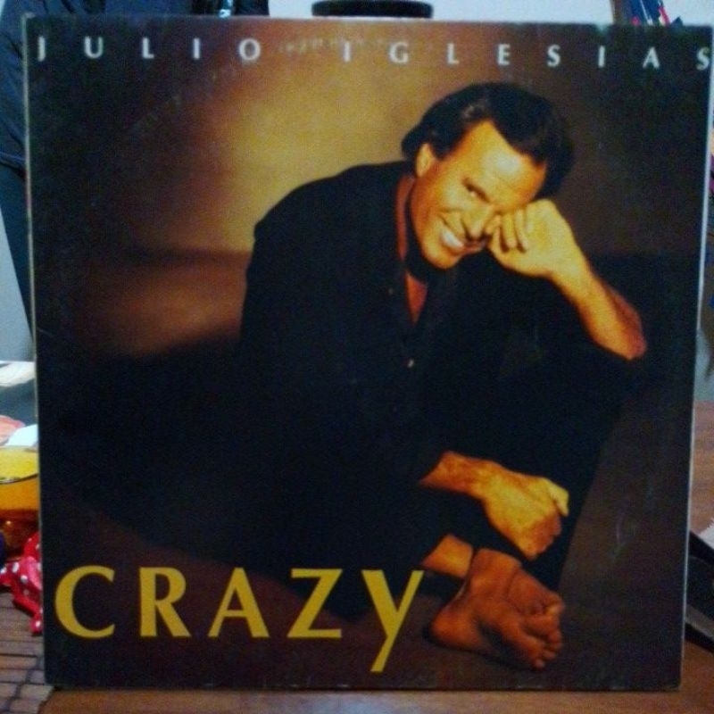 Lp Vinil Júlio Iglesias Crazy 1994. | Shopee Brasil