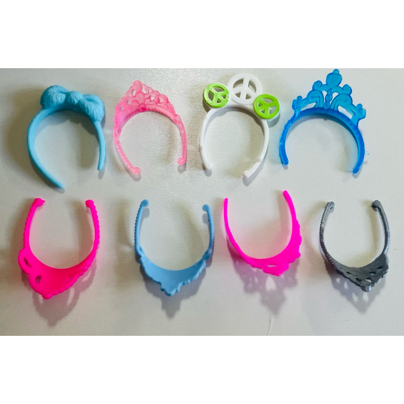 INDIVIDUAL - tiaras da Barbie - 8 tiaras originais - mattel | Shopee Brasil