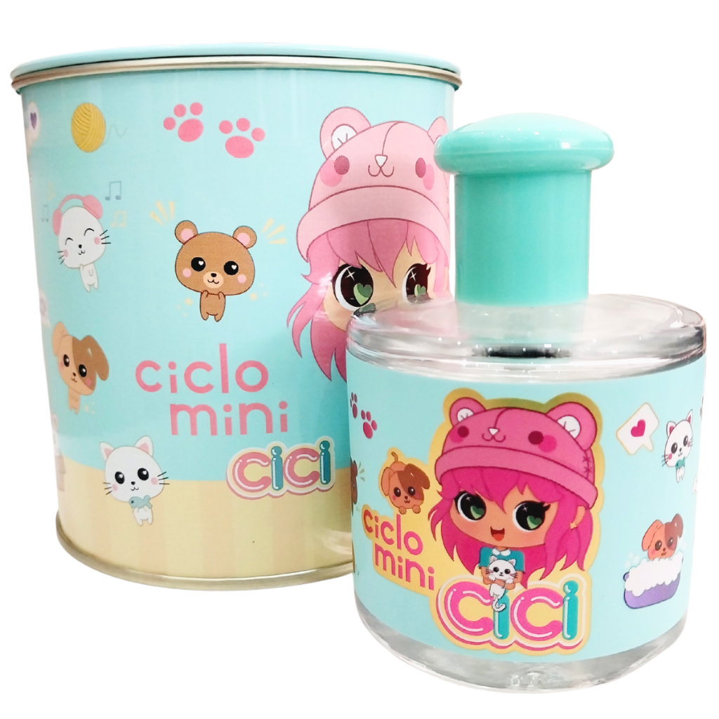 perfume infantil menina ciclo mine Zoe Cici cheiro de boneca Com Lata ...