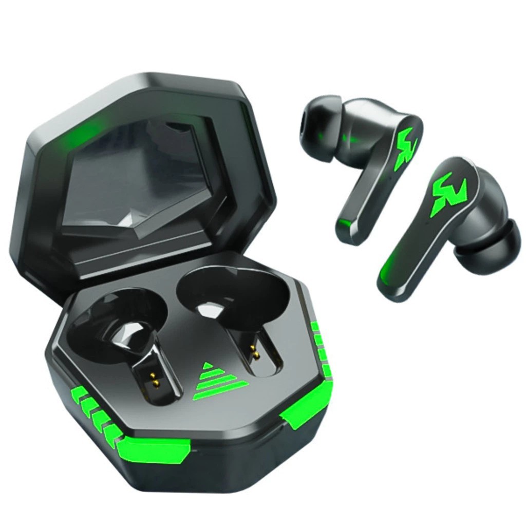 Fone Gamer Bluetooth 5.2 HZN35T TWS Sem Fio com Microfone Cancelamento ...