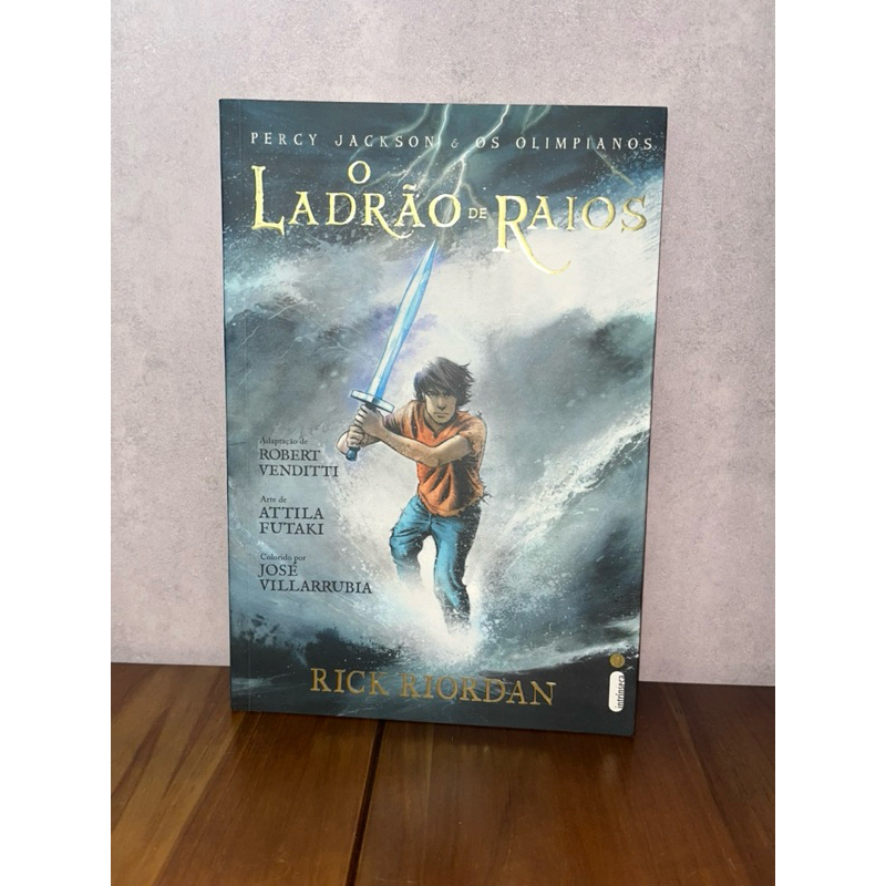 O Ladrão de Raios - Graphic Novel | Shopee Brasil