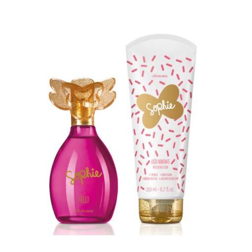 Combo Sophie Hello: Colônia 100ml + Loção Corporal 200ml O Boticário ...