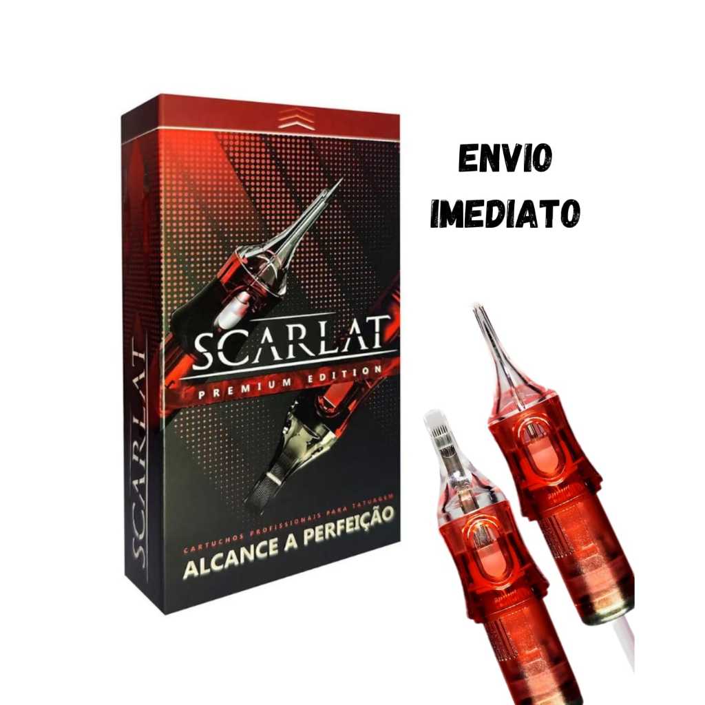 Cartuchos Scarlat Para Tatuagem Tattoo - 20 Unidades Tattoo | Shopee Brasil