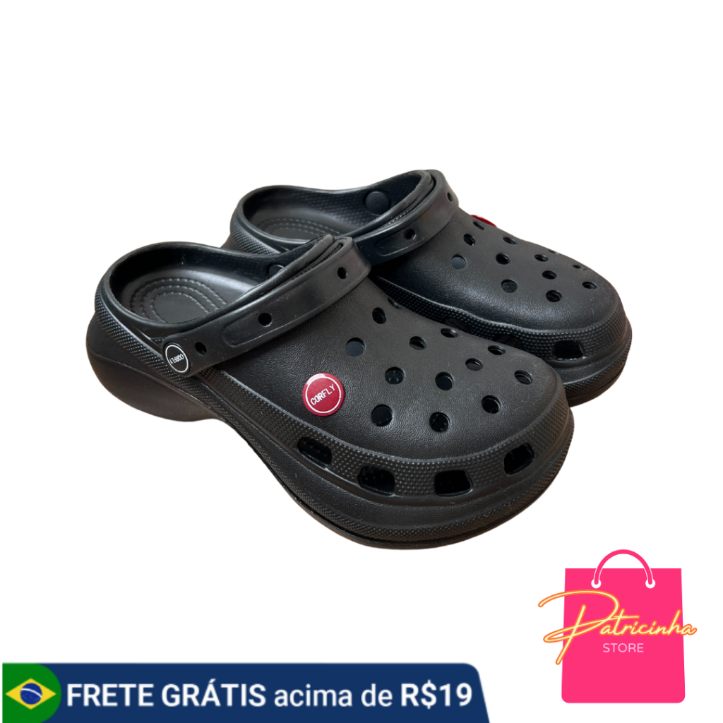 Babuche Plataforma Corfly – Conforto, Estilo e Altura com Leveza ...