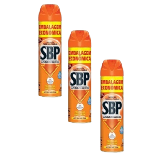 Multi-Inseticida Aerossol SBP Frasco 380ml Embalagem Econômica | Shopee ...