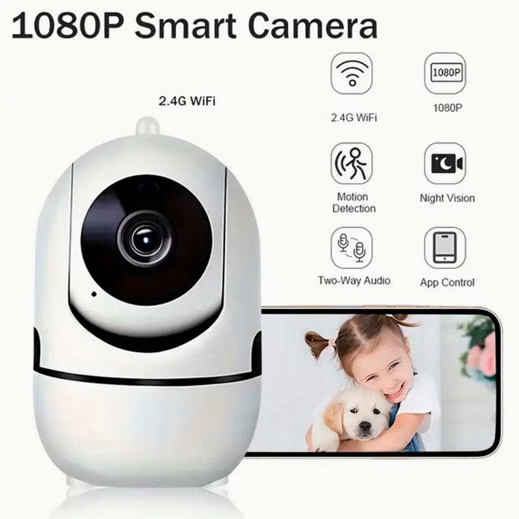 Câmera Mini Robô IP WiFi 360º | Shopee Brasil