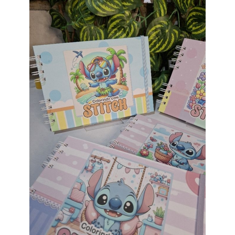 Livro de colorir Stich capa dura com nome estilo bobbie goods | Shopee ...
