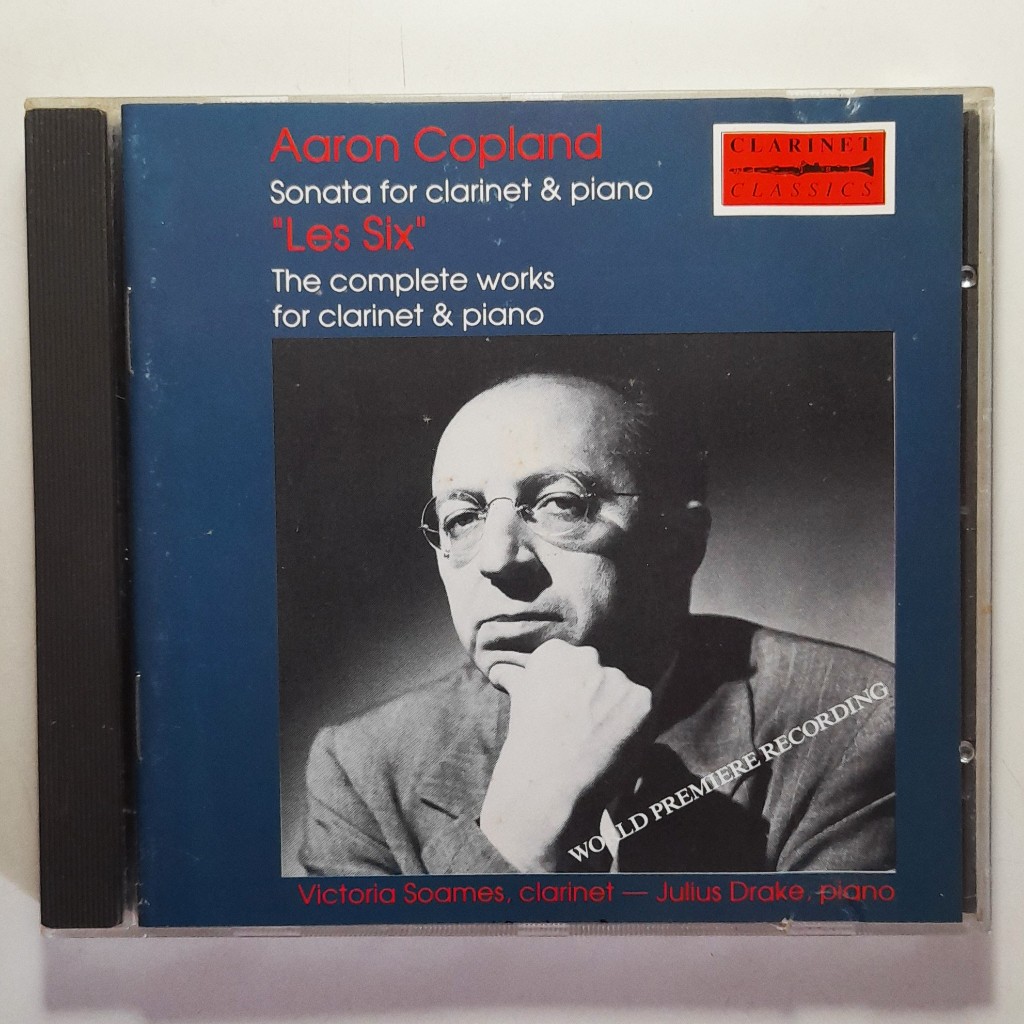 Cd Aaron Copland, Sonata For Clarinet & Piano, Les Six. Importado, raro ...