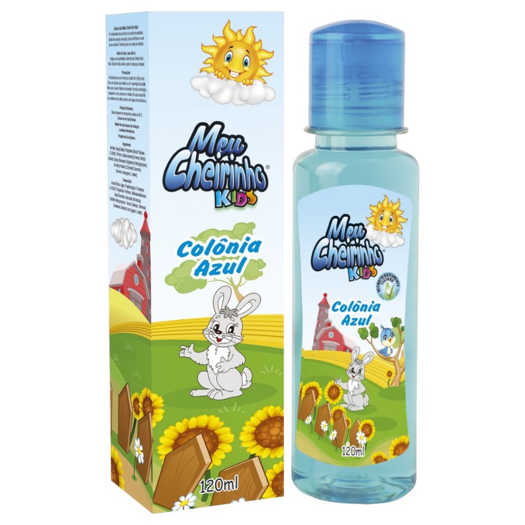 Colónia Infantil Azul Meu Cheirinho Kids 120ml Deo Perfume | Shopee Brasil