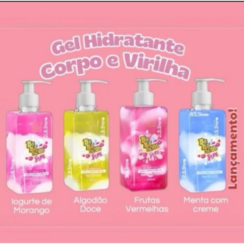 Gel Hidratante Para Corpo e Virilha SOUL COSMÉTICOS BABA SOUL 4 ...