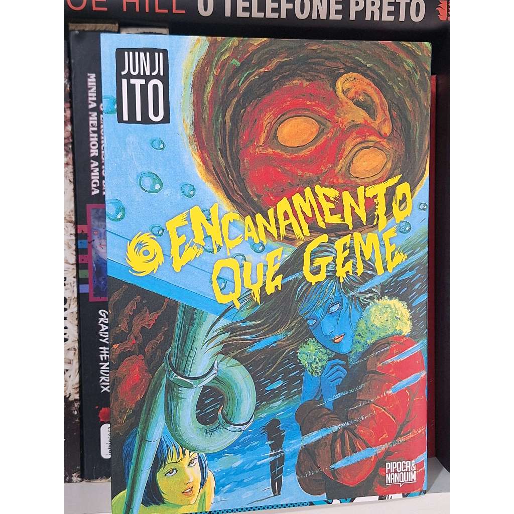 Mangá O Encanamento que Geme - Junji Ito - Acompanha cards e marcador- Pipoca e Nanquim | Shopee ...