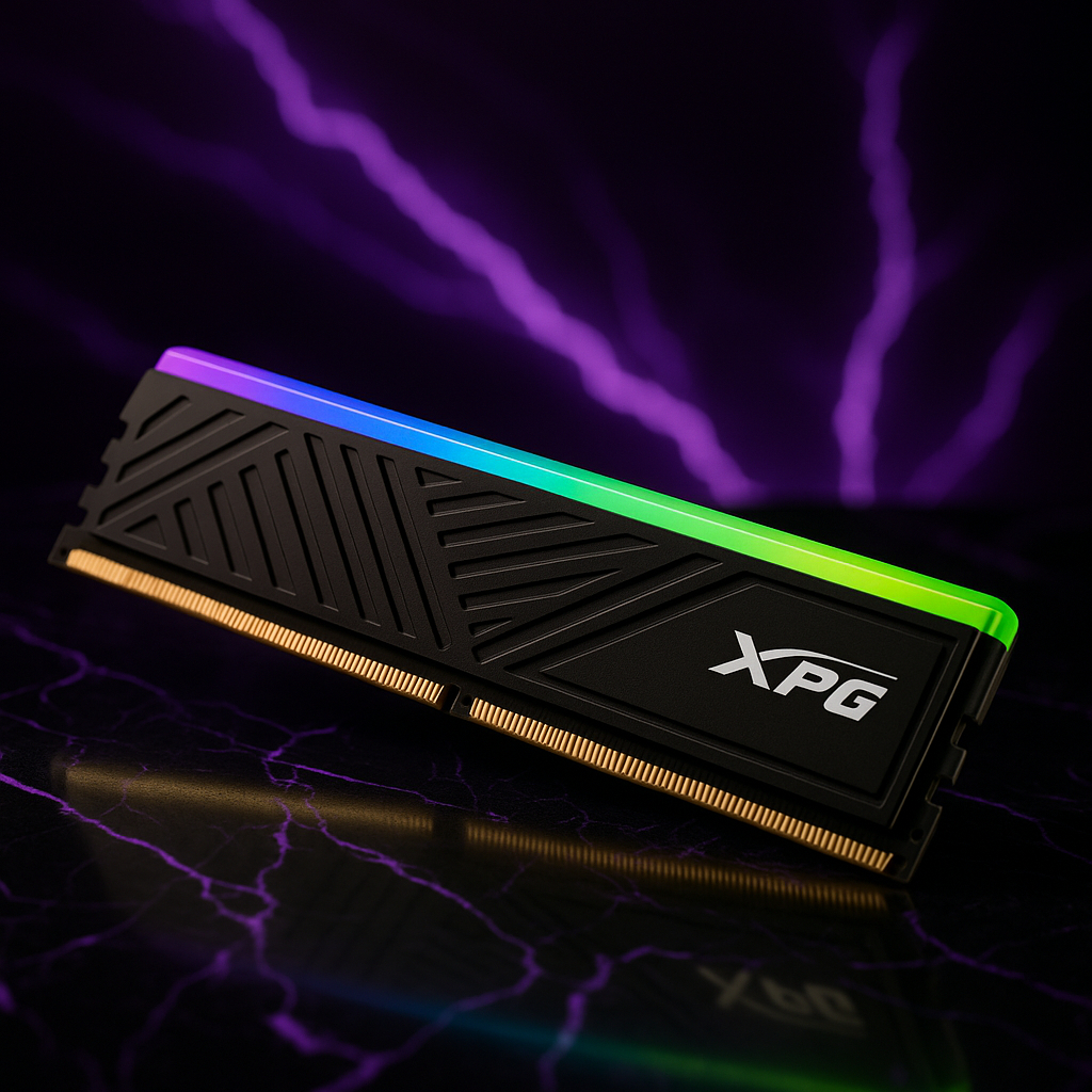 Memória RAM DDR4 Adata 3200 MHz 8 GB XPG Spectrix D35G RGB AX4U32008G16A-SBKD35G - Preto ...