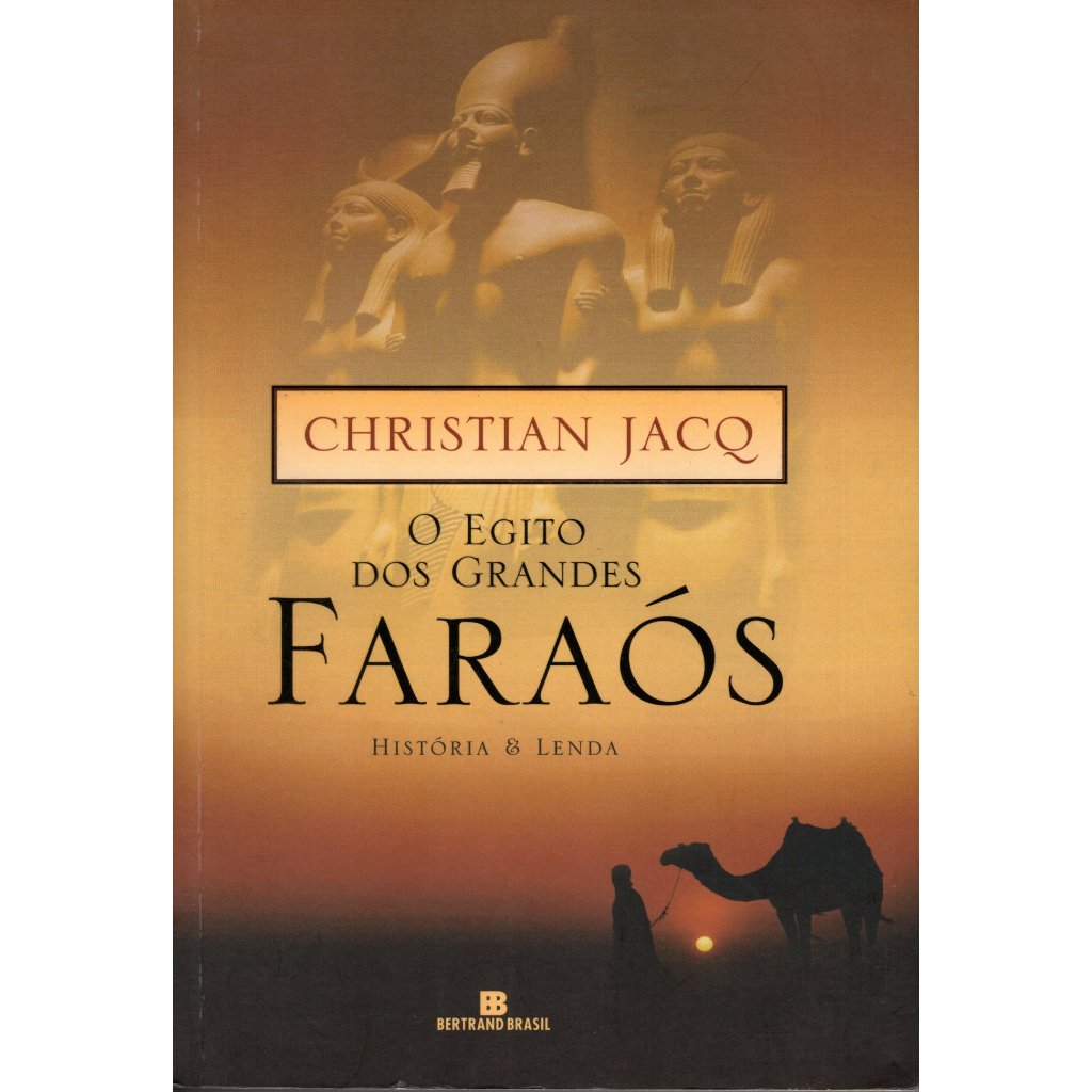 O Egito dos Grandes Faraós, de Christian Jacq | Shopee Brasil