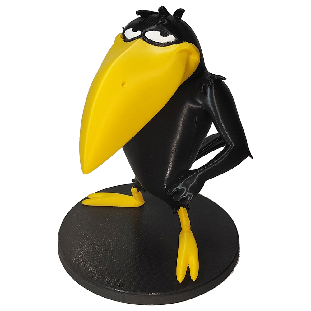 Corvo Jubileu 17cm – Meme “Obrigado Amigo” | Personagem Pica-Pau em PLA ...